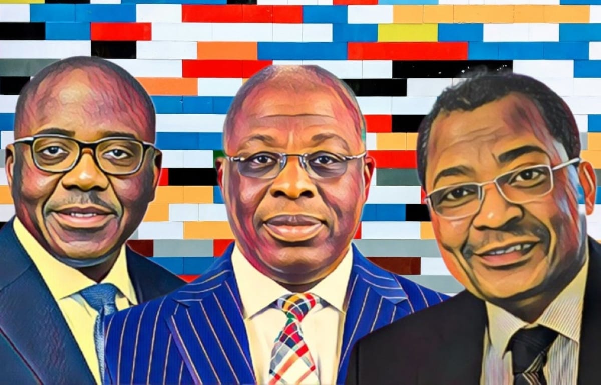 Gabon’s Samuel Dossou-Aworet, Nigeria’s Abdulrazaq Isa, and Adegbite ...